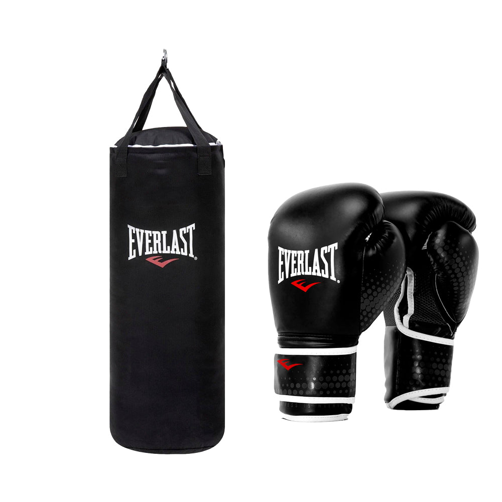 Kit de Boxeo Everlast Saco y Guante Spark — AlfaDeportes.cl